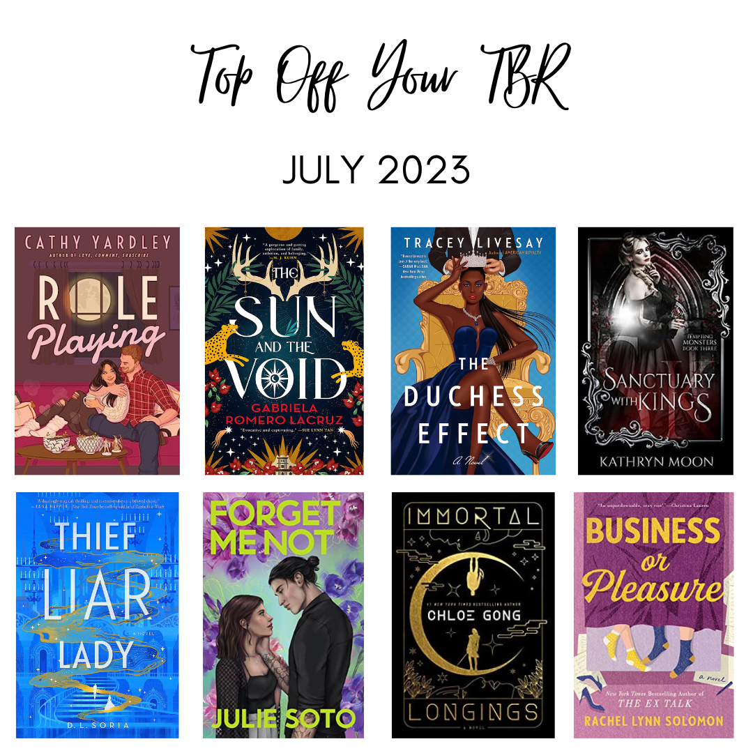 Top Off Your TBR: July 2023
